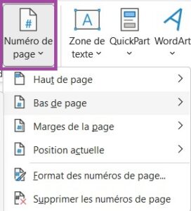 Comment numéroter les pages sur Word - La Pro du Bureau
