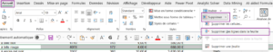 Comment supprimer une ligne sur Excel - La Pro du Bureau